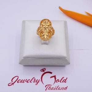 Gold Ring Designs Lai Thai Thai Jewelry 22K 23K 24K Thai Baht Yellow ...