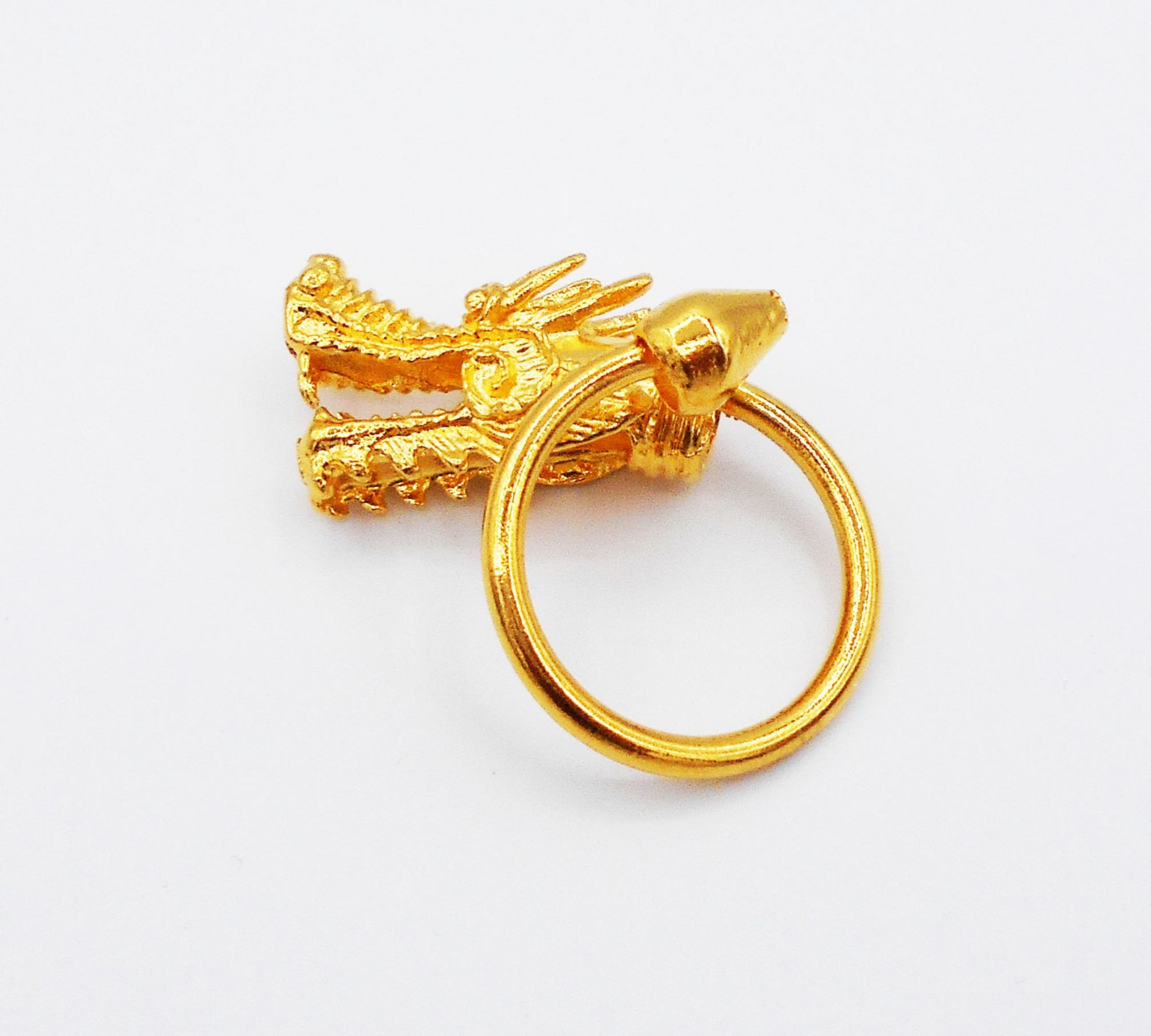 Dragon Ring Ring Gold Thai Jewelry 22K 23K 24K Thai Baht - Etsy