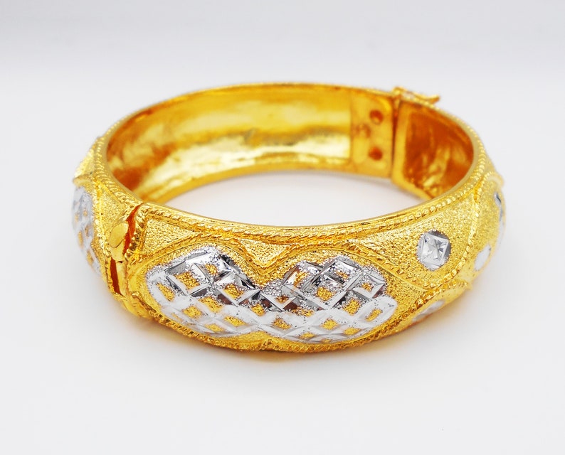 Lai Thai Bracelet Bangle 22K 23K 24K Thai Baht Yellow Gold - Etsy