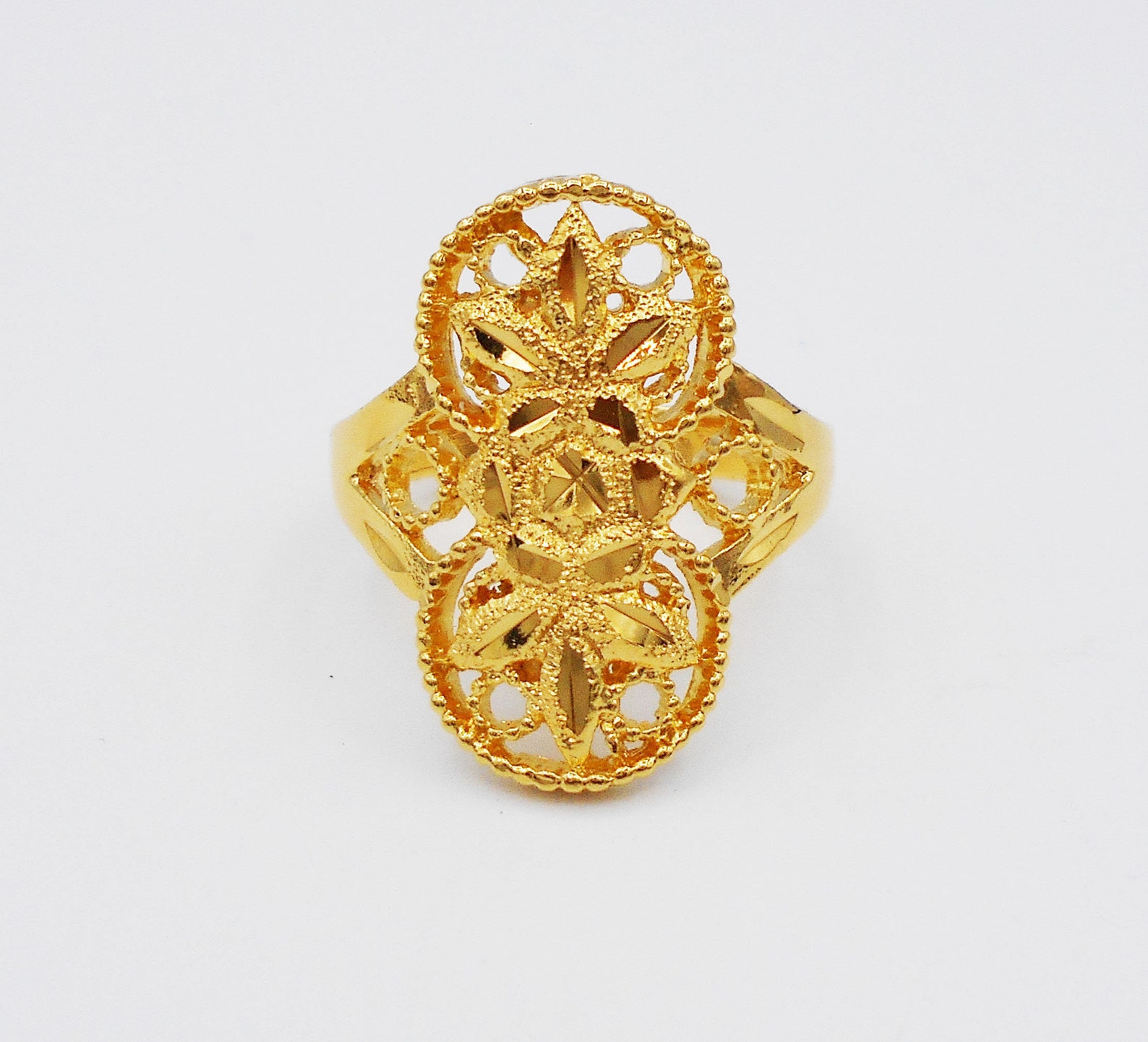 Gold Ring Designs Lai Thai Thai Jewelry 22K 23K 24K Thai Baht - Etsy