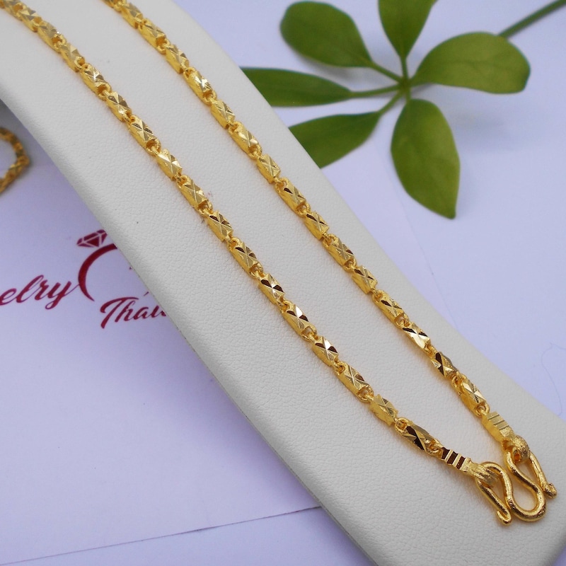 24k Gold Chain - Etsy
