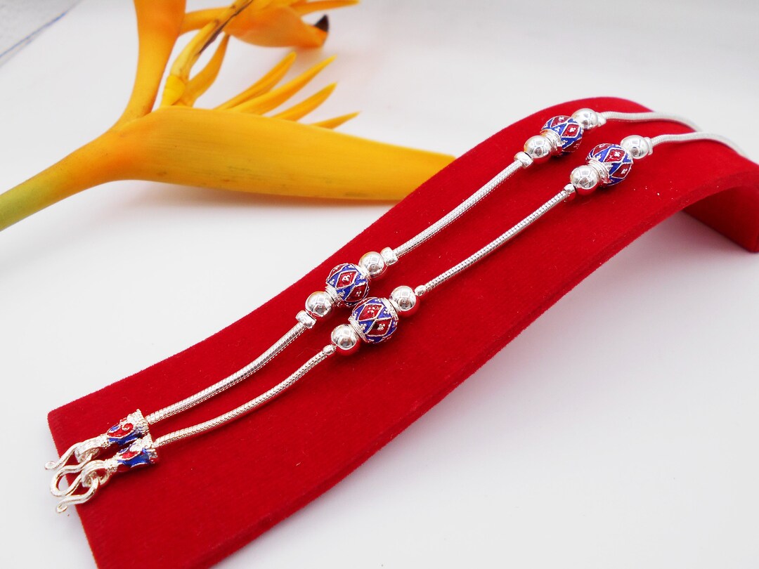 Beaded Lai Thai Necklace Enamel Sukhothai Style Handmade Thai Baht ... Beaded Lai Thai Necklace Enamel Sukhothai Style Handmade Thai Baht ...