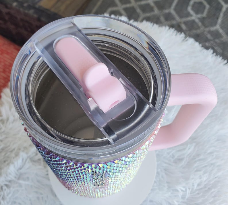 Rhinestone Stanley 40oz Tumbler | Handmade Hello Kitty Bling Cup - Etsy