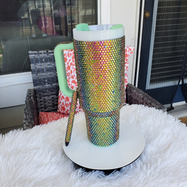Rhinestone Stanley Quencher, Bling Stanley, Bedazzled Tumbler AND ...
