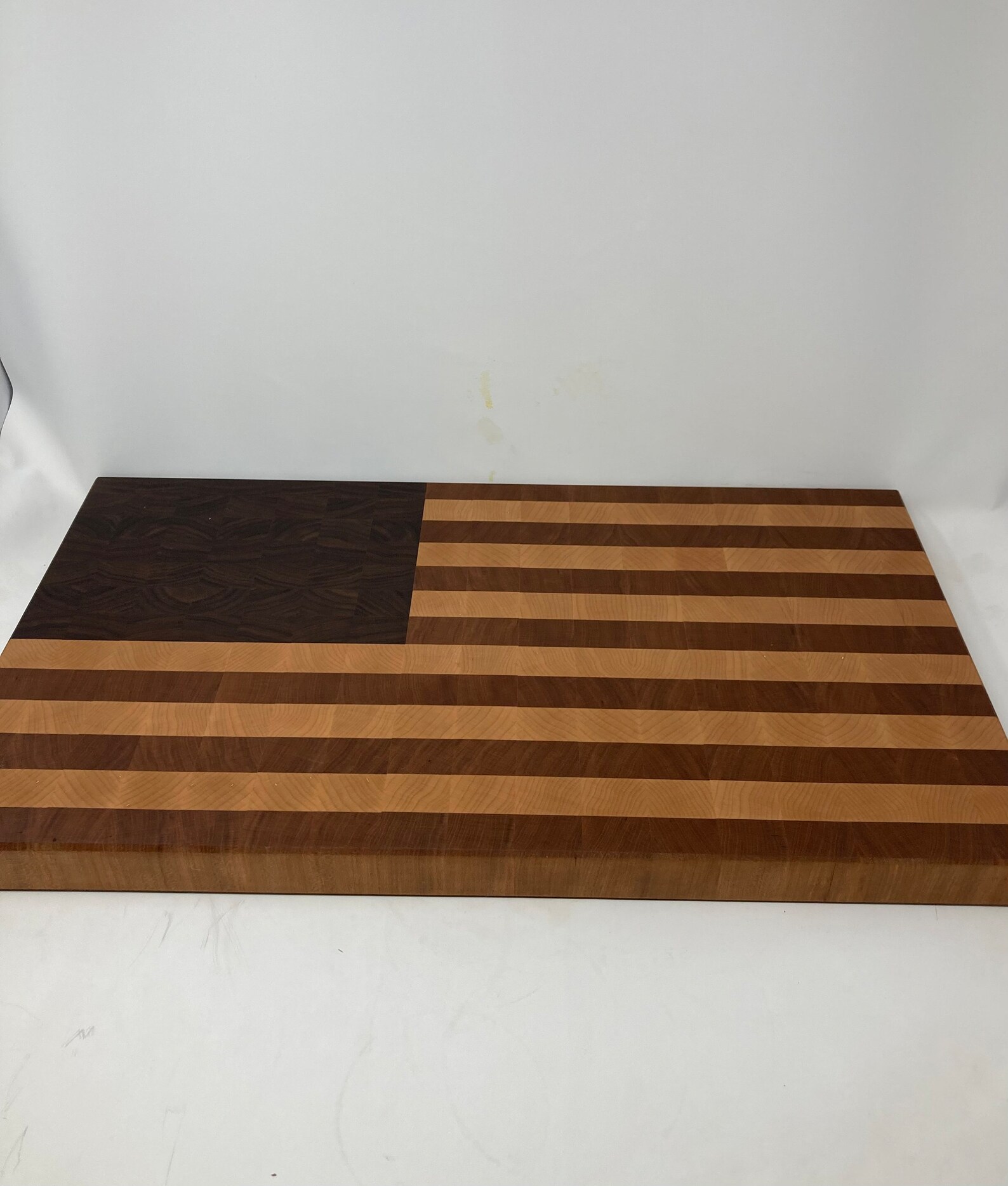 Handmade End Grain Flag Cutting Board - Etsy