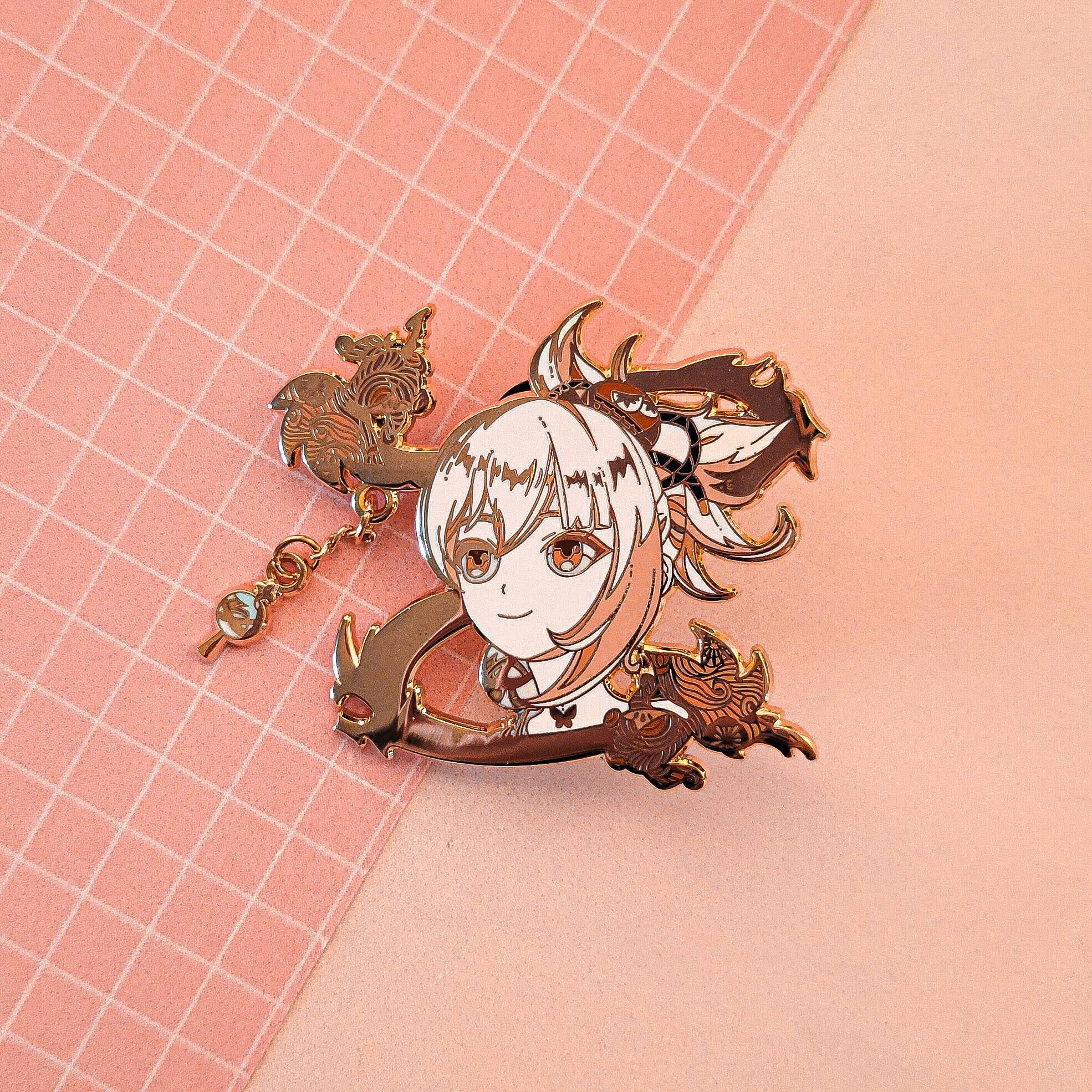 Genshin Impact Pyro Girls Pins hutao Yanfei Yoimiya - Etsy Australia