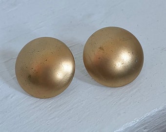 Matte Gold Button - Etsy