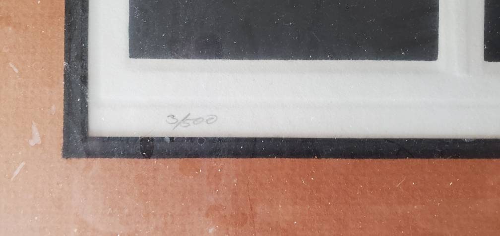 Numbered Warren Woodward Serigraph 3/500 - Etsy