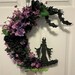 Evil Mistress Wreath. Dark Witch Moon Wreath. Halloween Door - Etsy