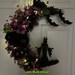Evil Mistress Wreath. Dark Witch Moon Wreath. Halloween Door - Etsy
