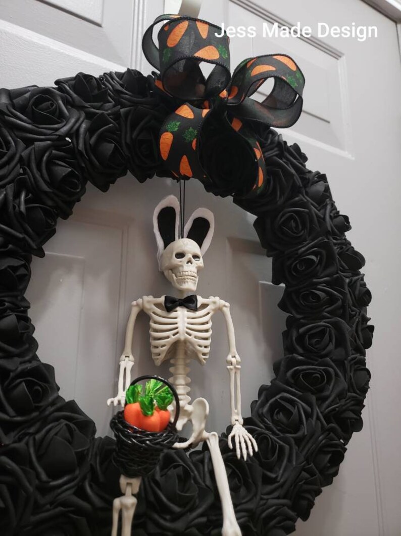 Gothic Easter Wreath Gothic Easter Decor Creepy Easter Home - Etsy