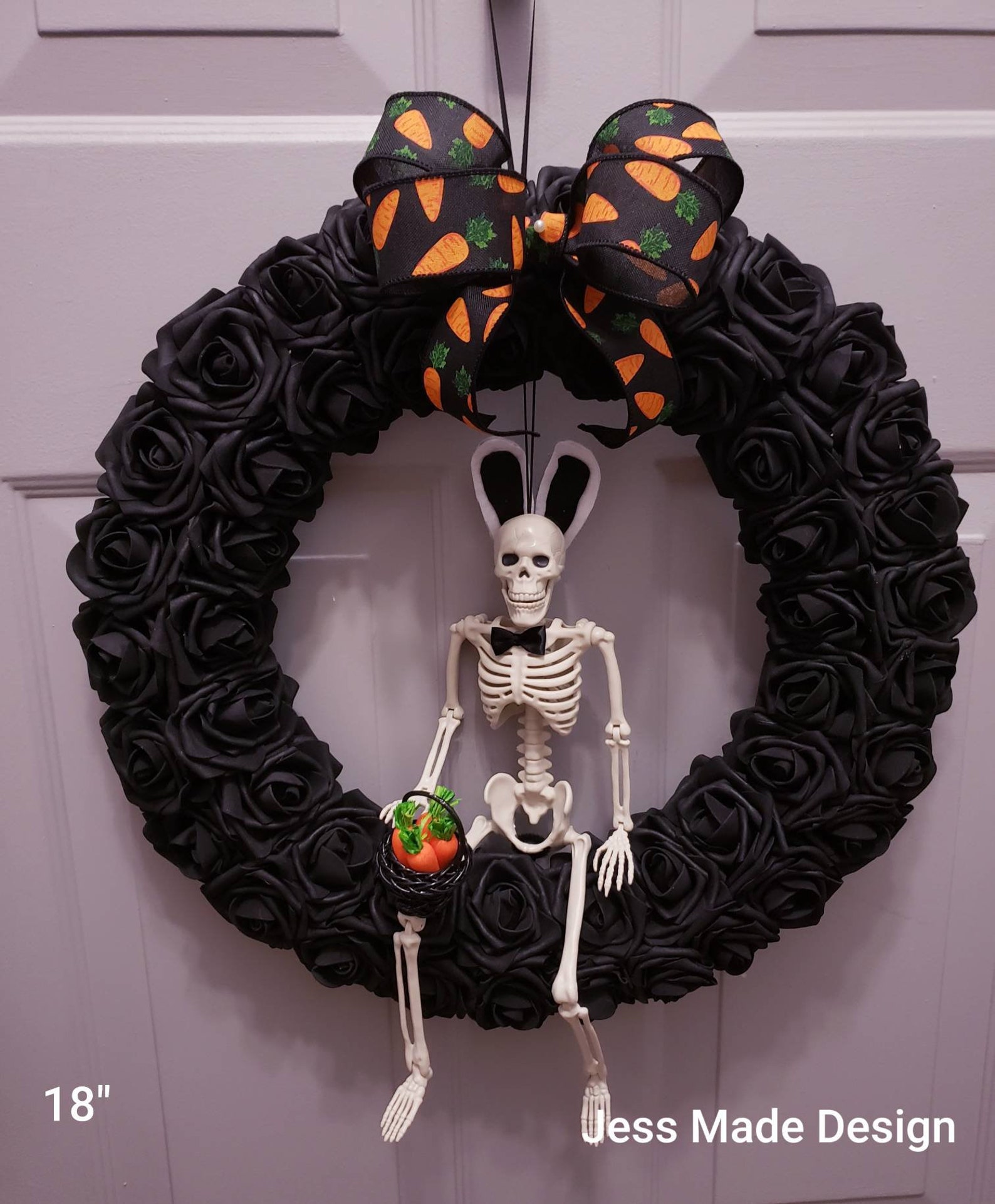 Gothic Easter Wreath Gothic Easter Decor Creepy Easter Home - Etsy