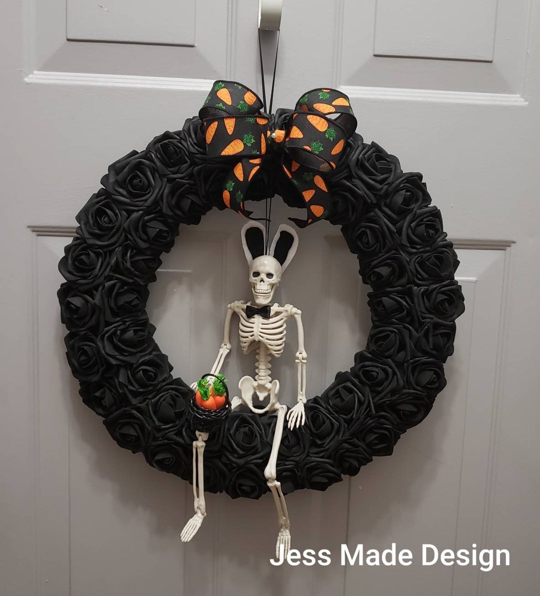 Gothic Easter Wreath, Gothic Easter Decor, Creepy Easter Home Decor ...
