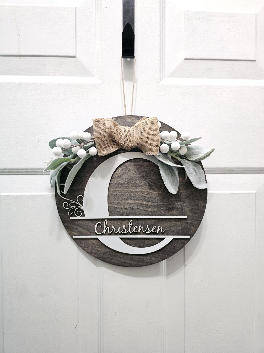Monogram Sign, Personalized Sign, Shelf Sign, Name Sign, Wooden Sign ...