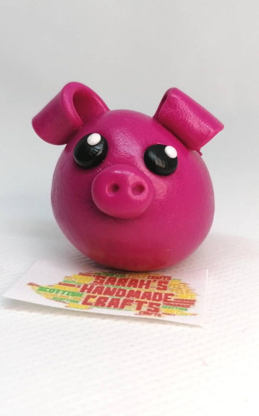 Polymer Clay Pig - Etsy