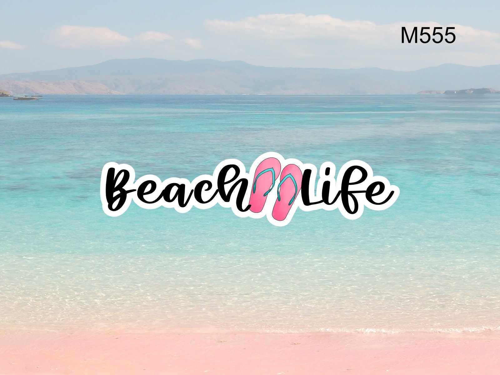 Beach Life Decal Beach Life Sticker Beach Life Flip Flop | Etsy