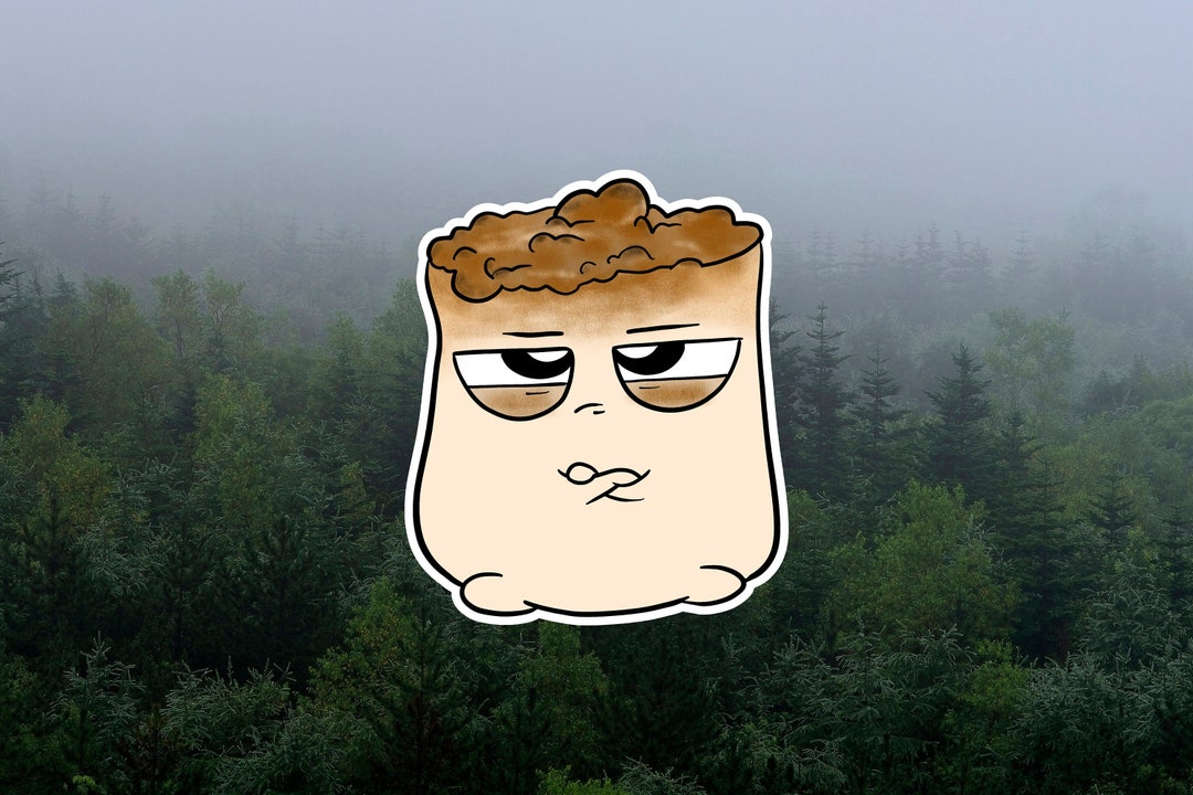 Roasting Marshmallows Vinyl Sticker, Funny Sticker, Camping Sticker ...