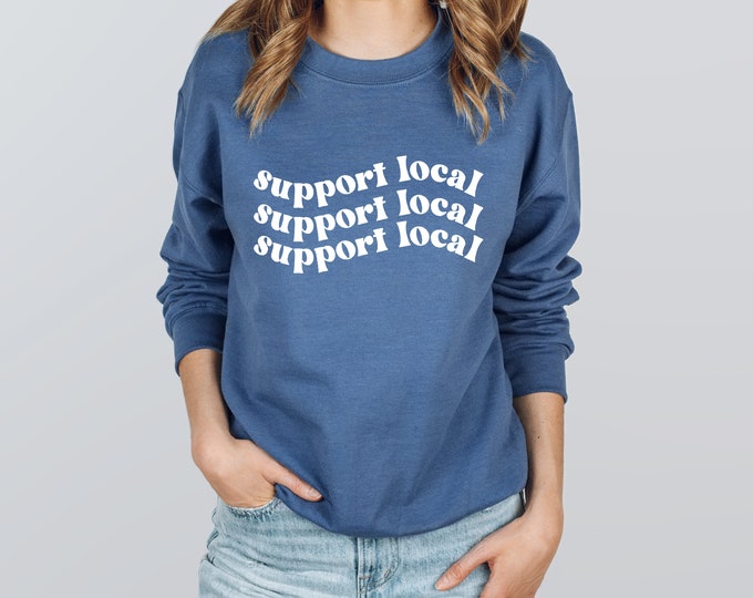 Shop Eat Support Love Local Shirt, Support Local T-shirt, Shop Small ...