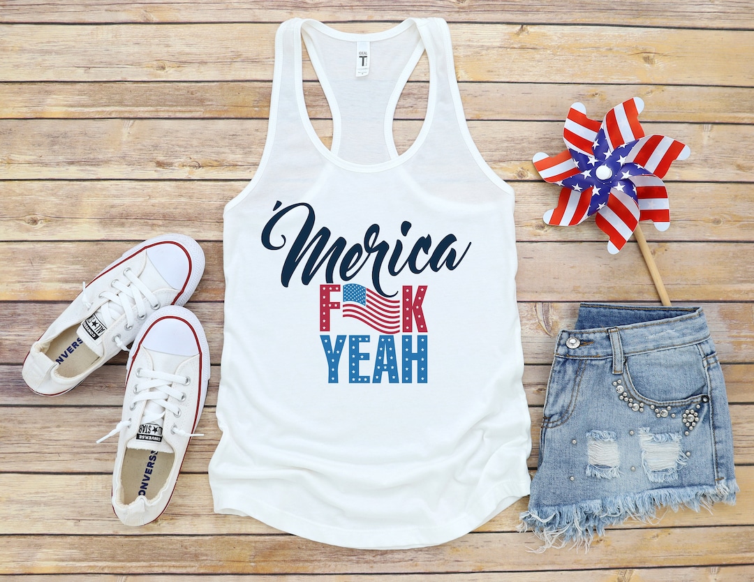 Merica Fuck Yeah Tank, Merica Fuck Yeah Shirt, 'merica Tank, 'merica ...