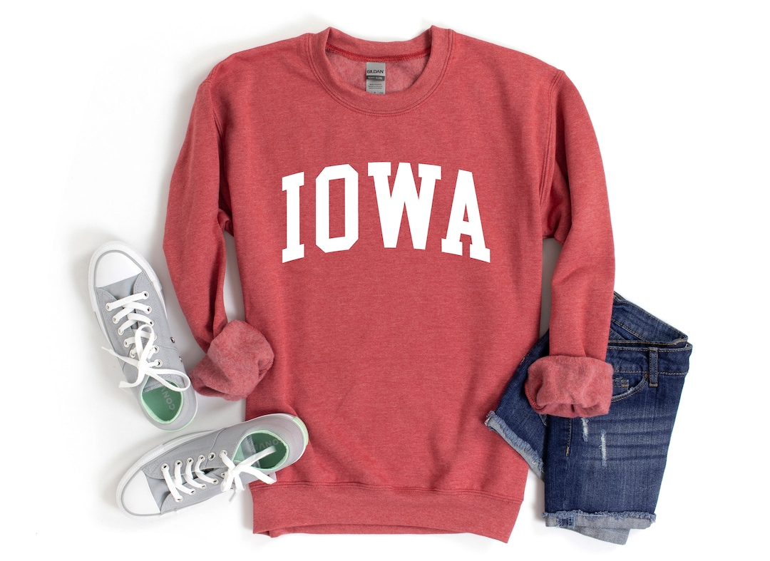 Iowa Sweatshirt, Iowa Sweater, Iowa Shirt, Iowa, Iowa Gift, Midwest ...