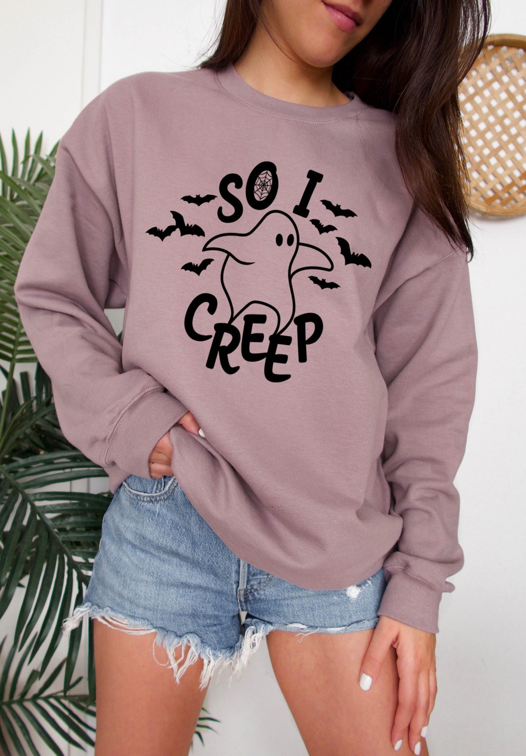 So I Creep Sweatshirt, so I Creep Shirt, so I Creep, Funny Ghost ...