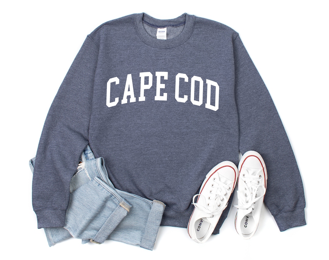 Cape Cod Sweatshirt: Massachusetts Graphic Crewneck - Etsy