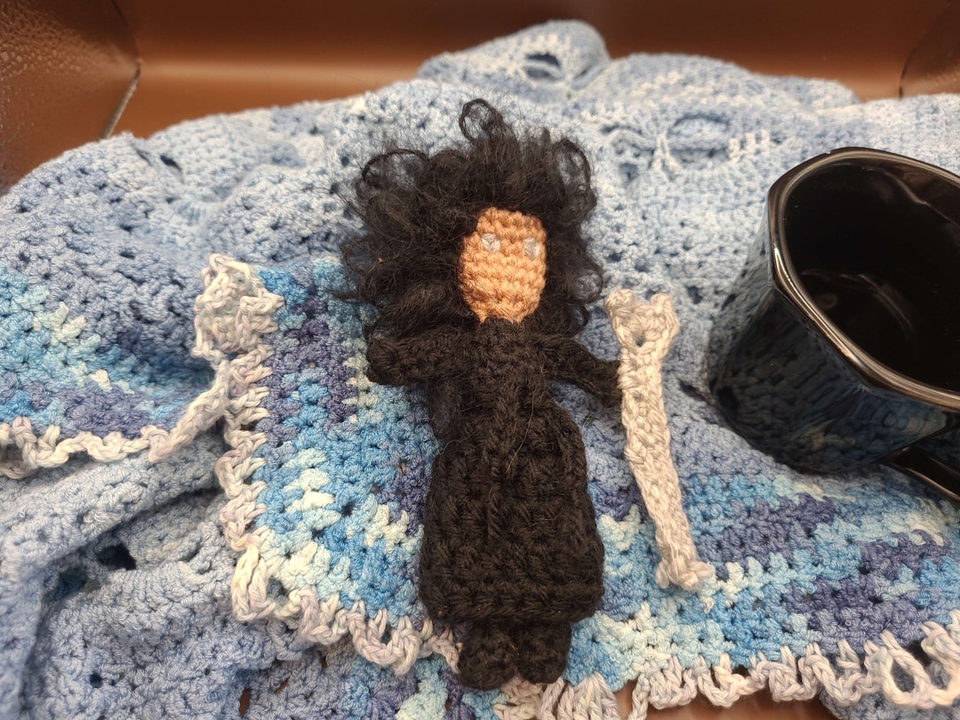 6" Crocheted Greek God Hades Amigurumi Doll - Etsy UK