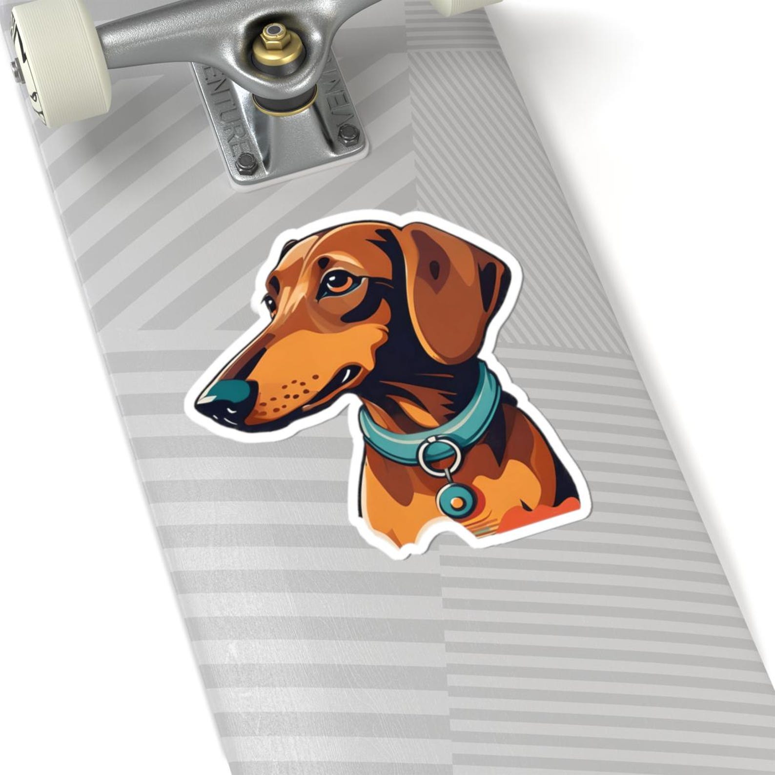 Dachshund Sticker: Minimalist Wiener Dog Art, Pet Lover Gift - Etsy
