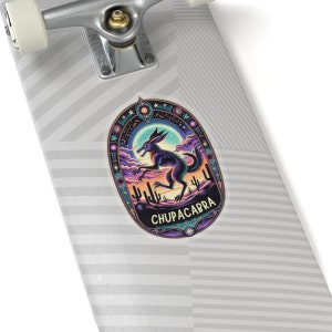 Chupacabra Sticker, Southwestern Chupacabra Sticker, Folklore Cryptid ...