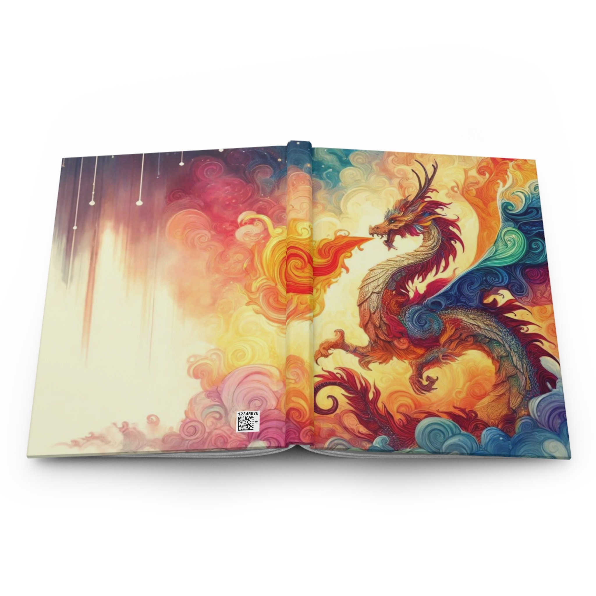 Dragon Journal, Mythical Dragon Hardcover Journal, Mythical Creature ...