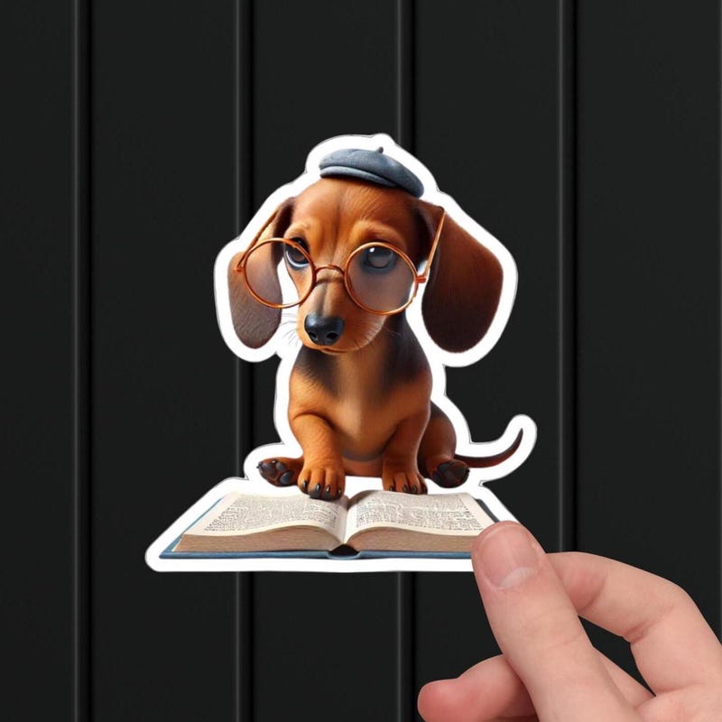 Dachshund Sticker - Etsy