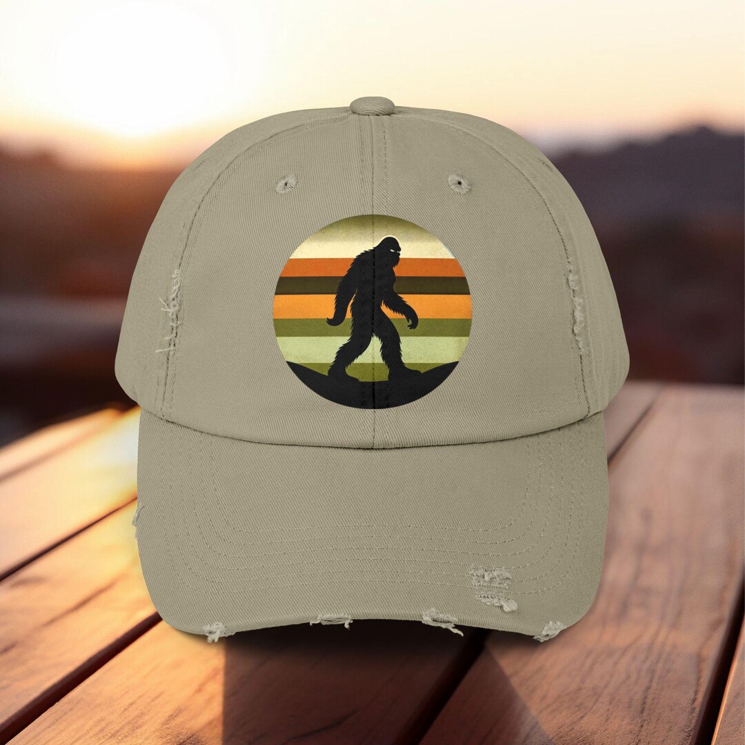 Bigfoot Hat: Distressed Sasquatch Baseball Cap - Etsy