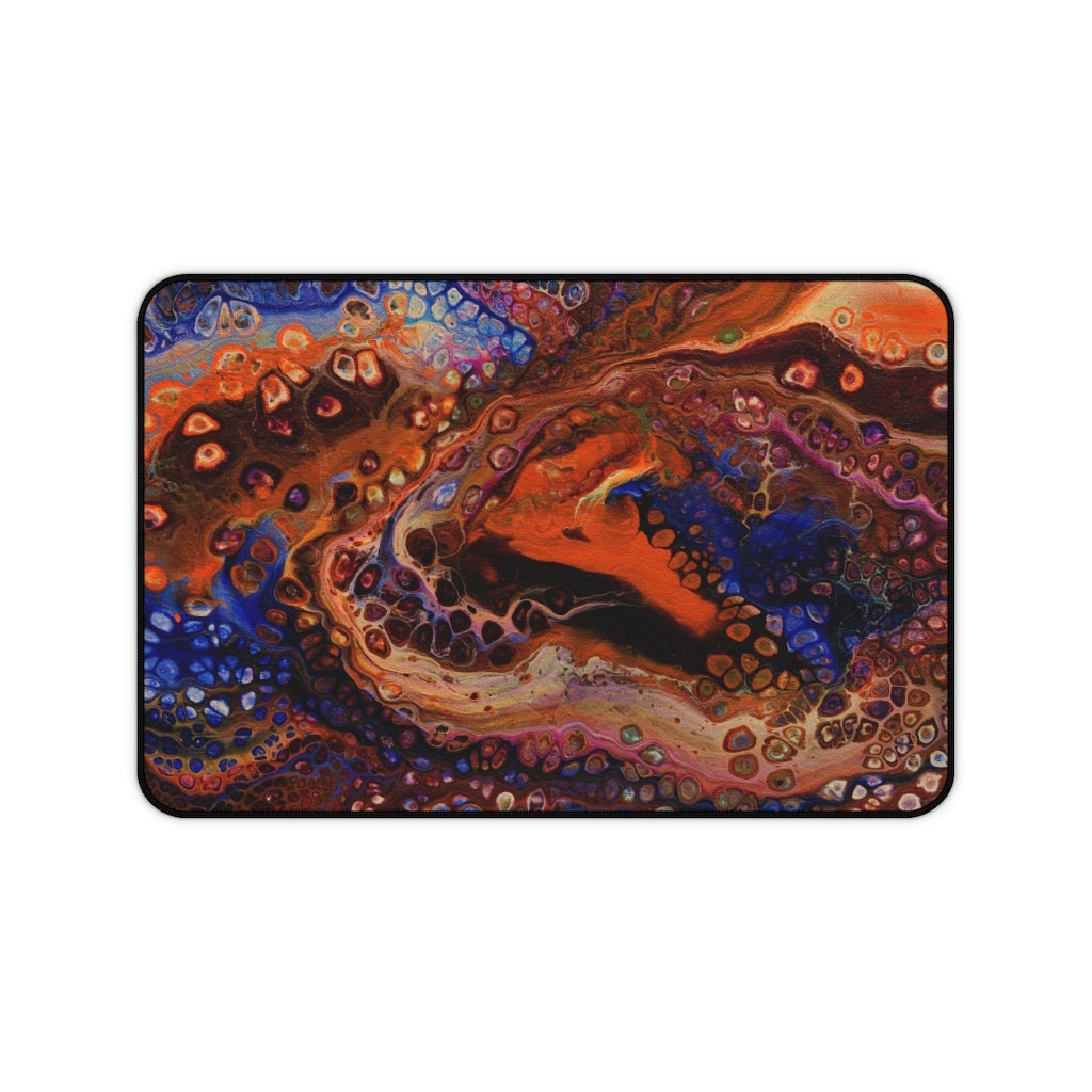 Psychedelic Gaming Desk Mat Colorful Gamers Pad Trendy - Etsy