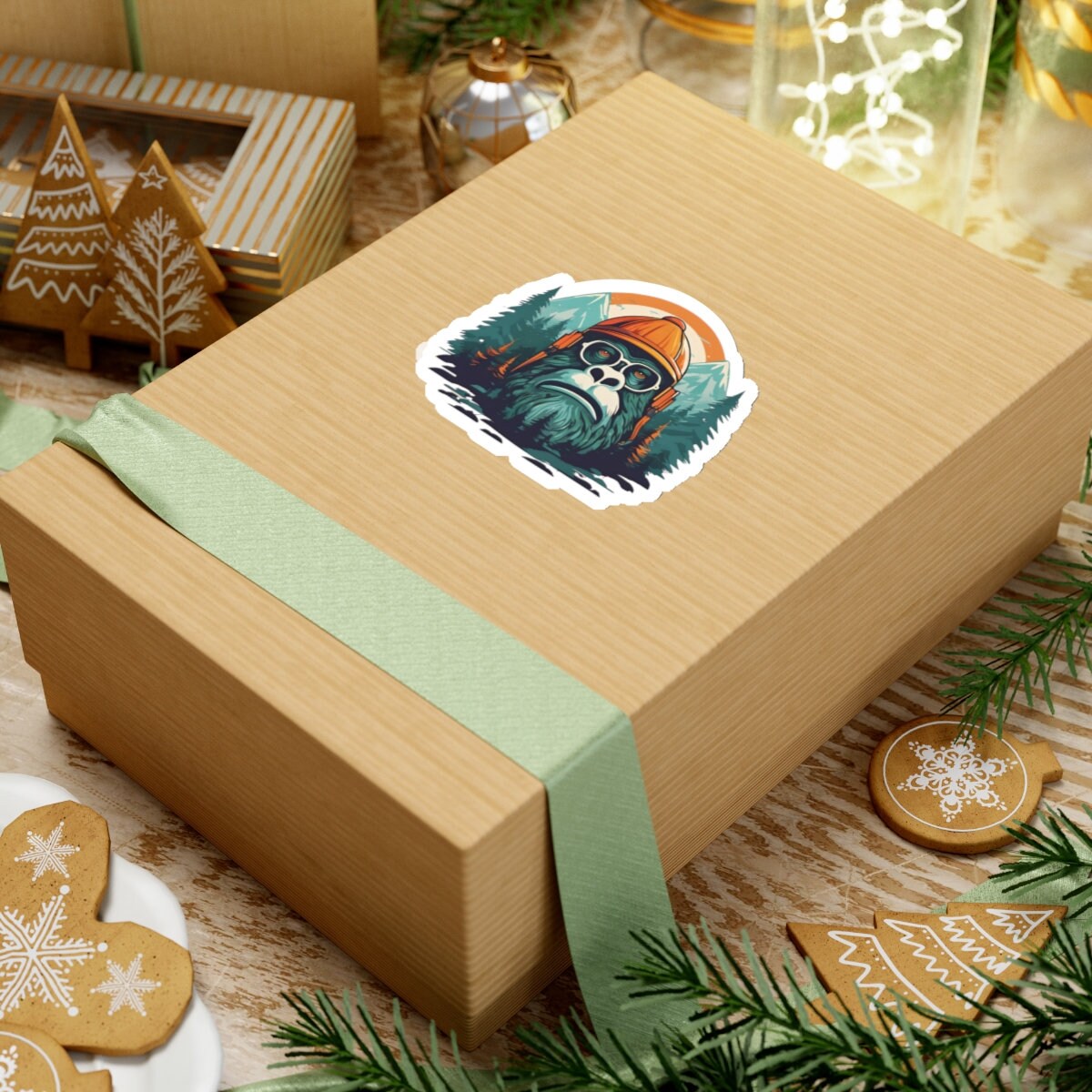 Bigfoot Sticker, Sasquatch Sticker, Bigfoot Gifts, Bigfoot Laptop ...