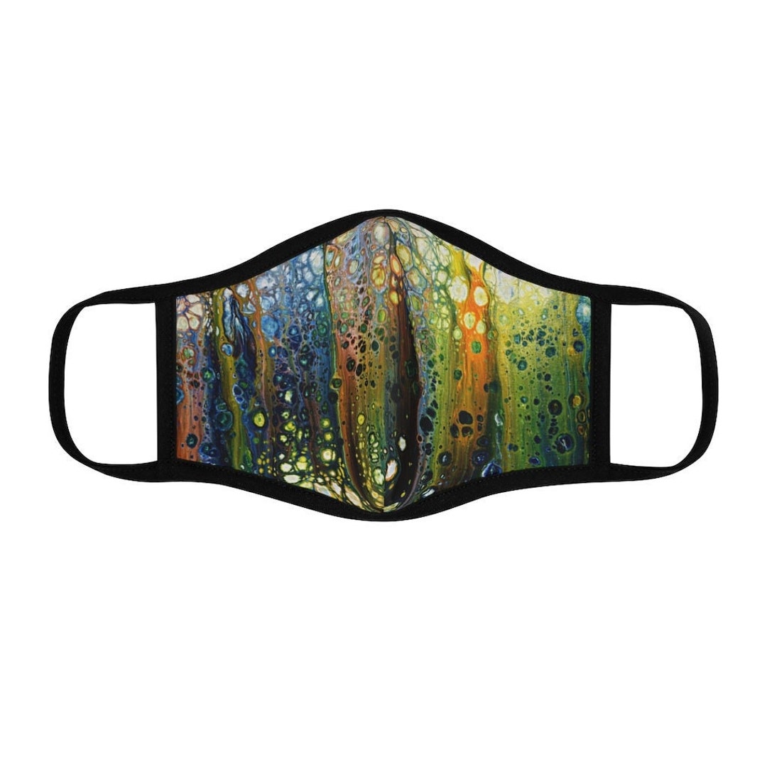 Abstract Art Face Masks Form Fitted Face Mask Filter Pocket - Etsy