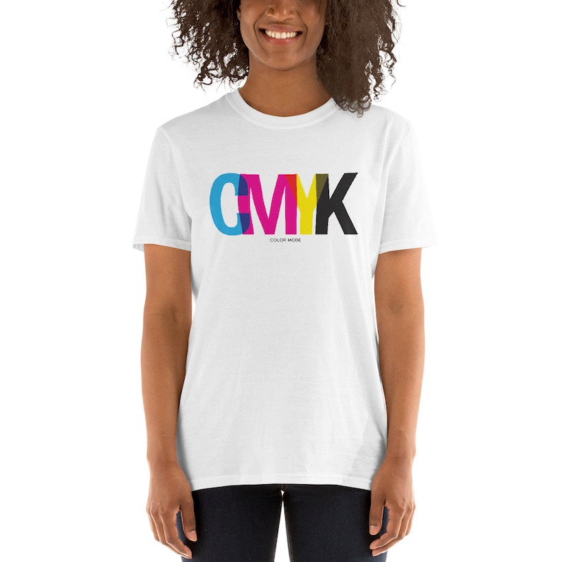CMYK Color Mode | White T-shirt | Graphic Design | Creative | Designer ...