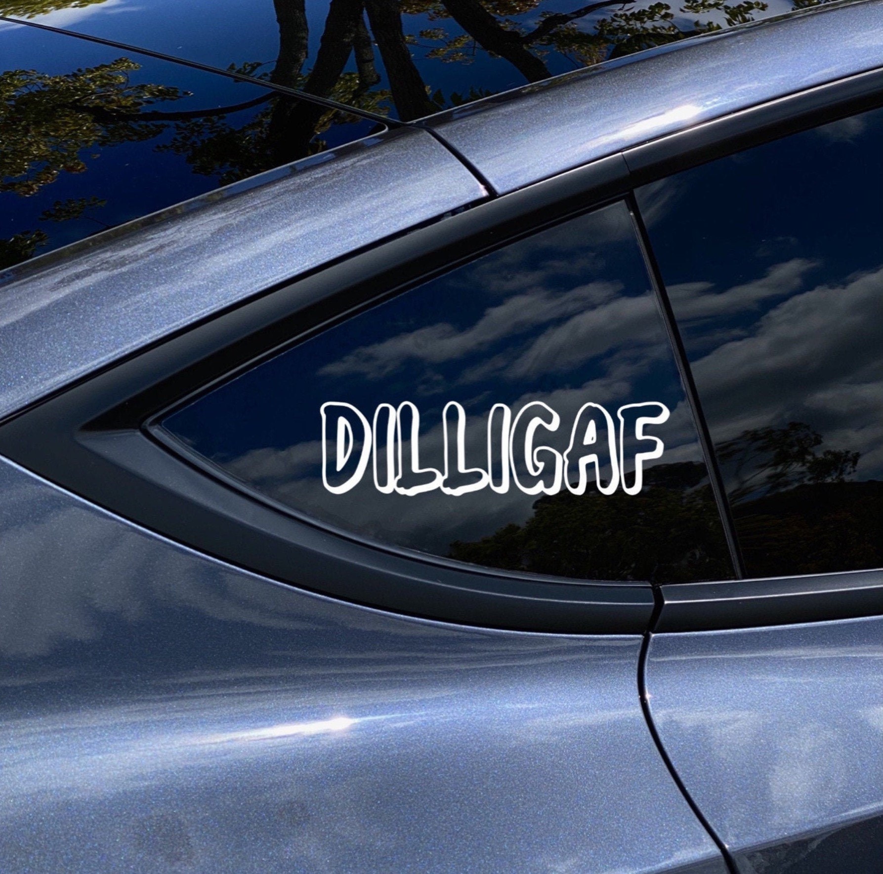 DILLIGAF Sticker l computer sticker l laptop sticker l bumper | Etsy