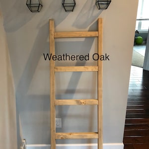 Farmhouse Rustic Blanket Ladder Quilt Ladder Decorative - Etsy