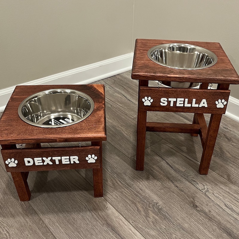 Rustic Dog Bowl - Etsy