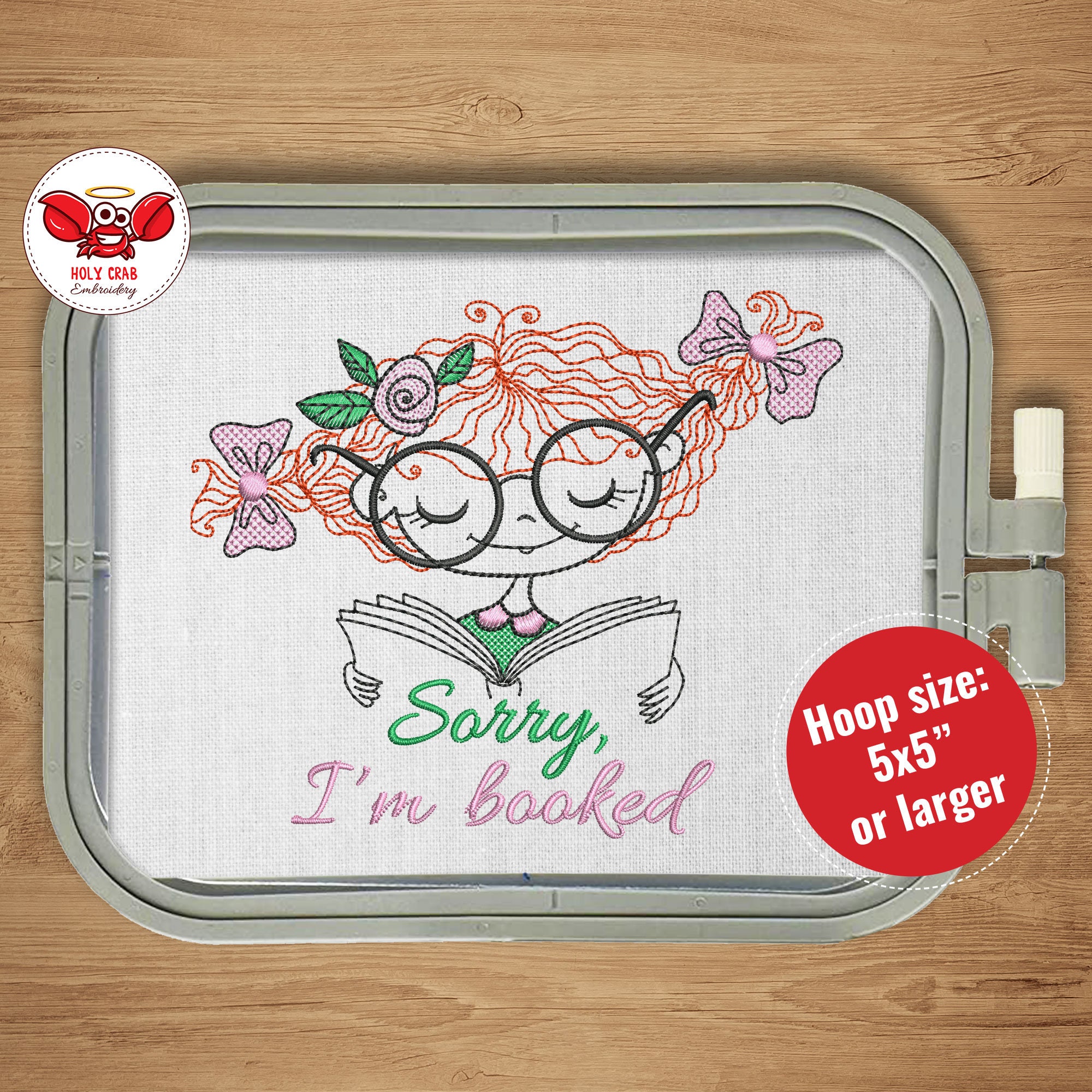 Sorry, Im Booked Embroidery Design, 5x5 Hoops or Larger - Etsy UK