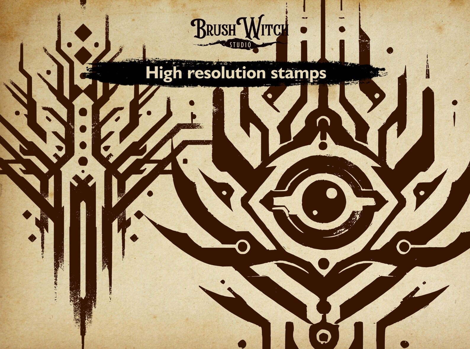 Cybersigilism Procreate Stamps: Y2K Cyberpunk Tattoo Flash (digital ...