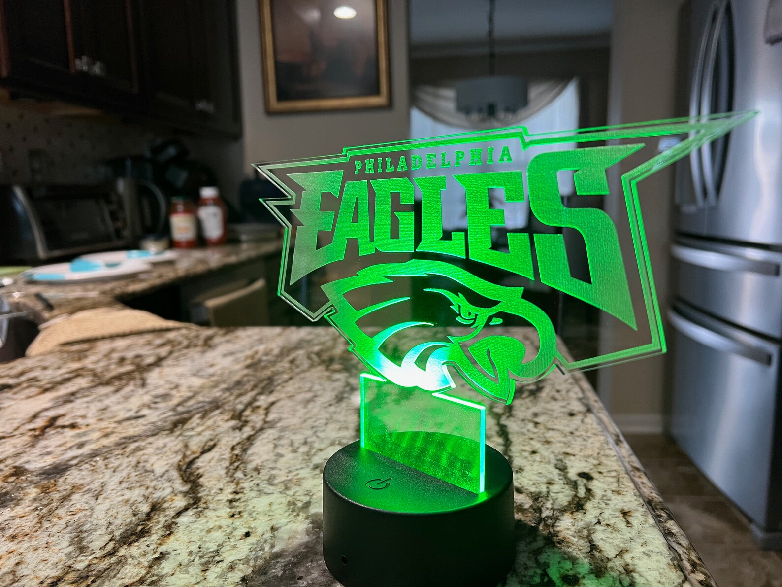 Personalized Acrylic LED Philadelphia Eagles Light - Etsy