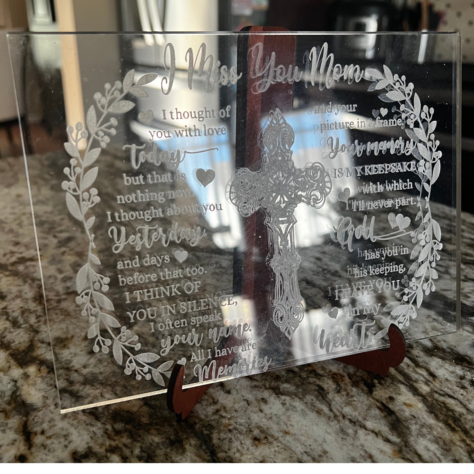 Memorial Plaques Bereavement Poem Remembrance Gift for Loss - Etsy