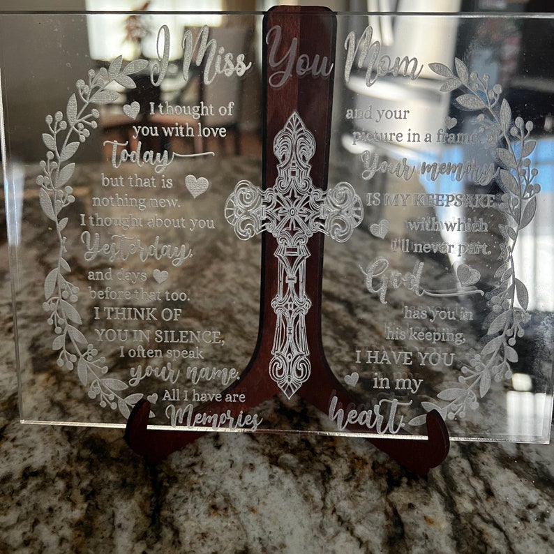 Memorial Plaques Bereavement Poem Remembrance Gift for Loss - Etsy