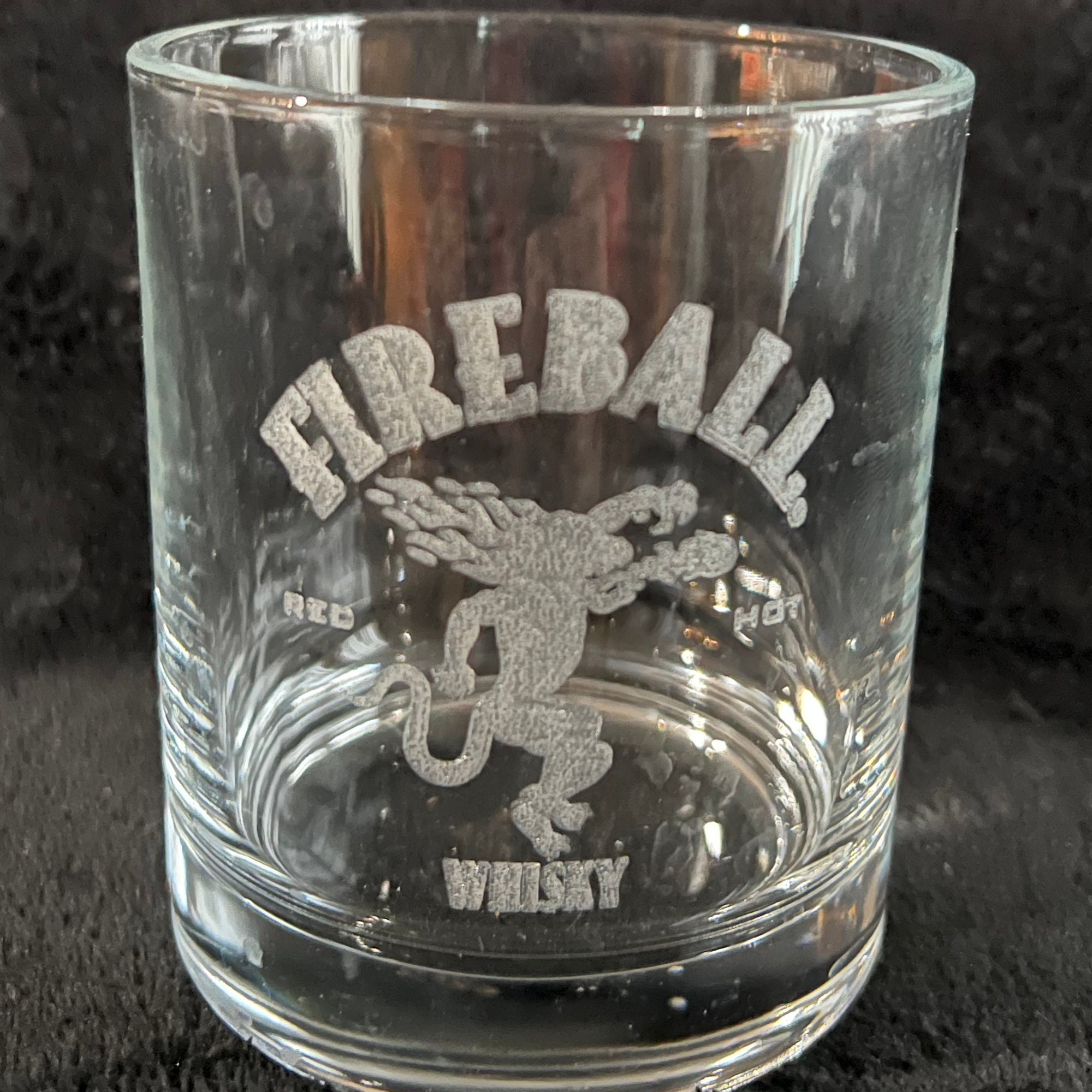 Engraved 10 Oz Whiskey Fireball Glasses - Set of 2 - Etsy