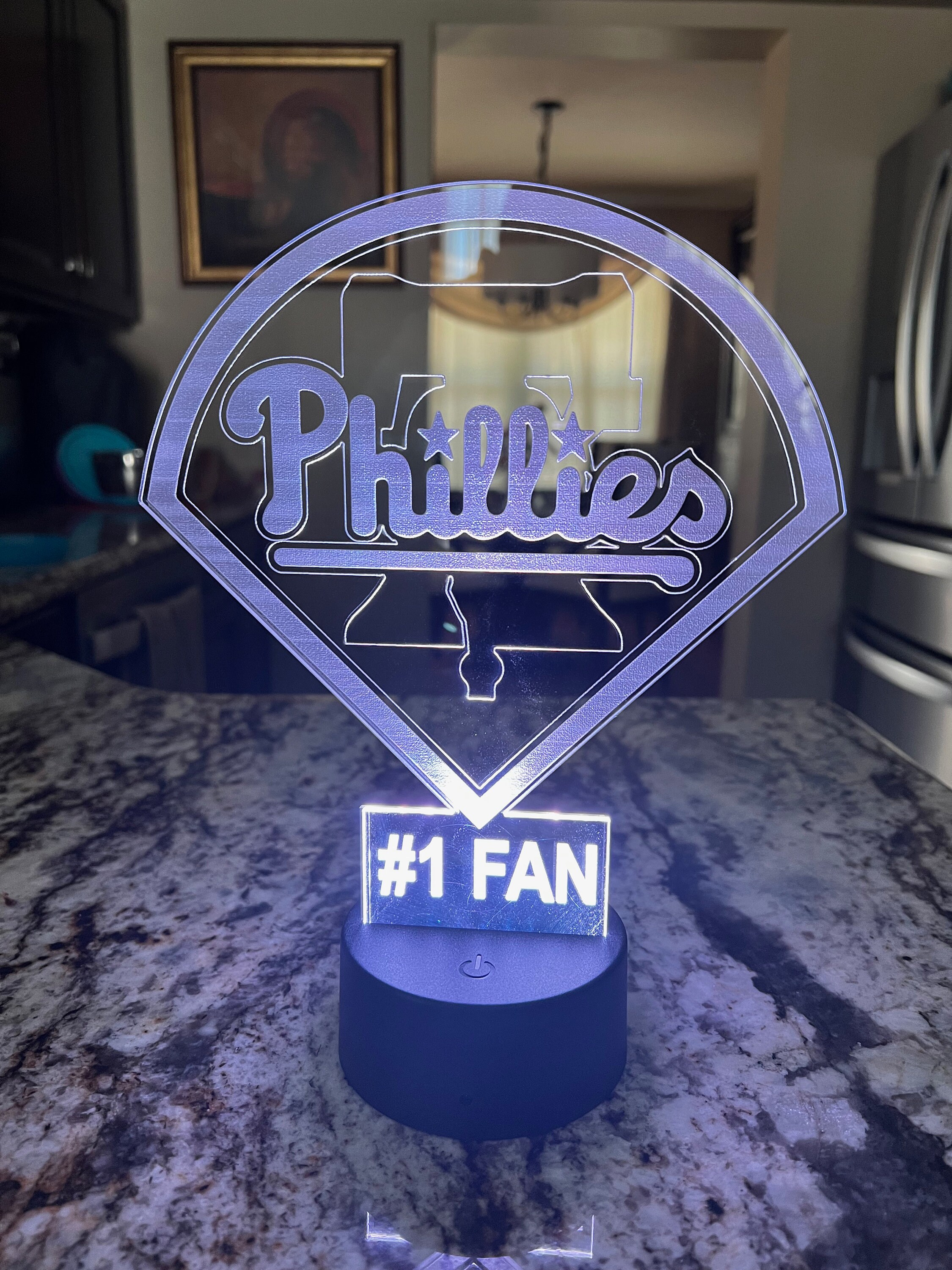 Personalized Acrylic LED Philadelphia Phillies Light - Etsy