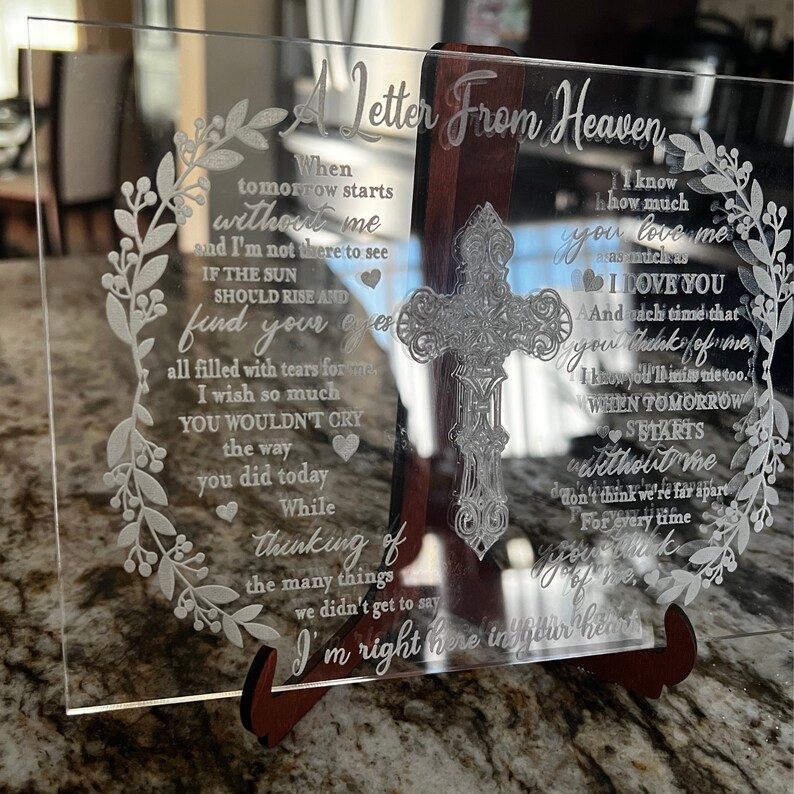 Memorial Plaques Bereavement Poem Remembrance Gift for Loss - Etsy