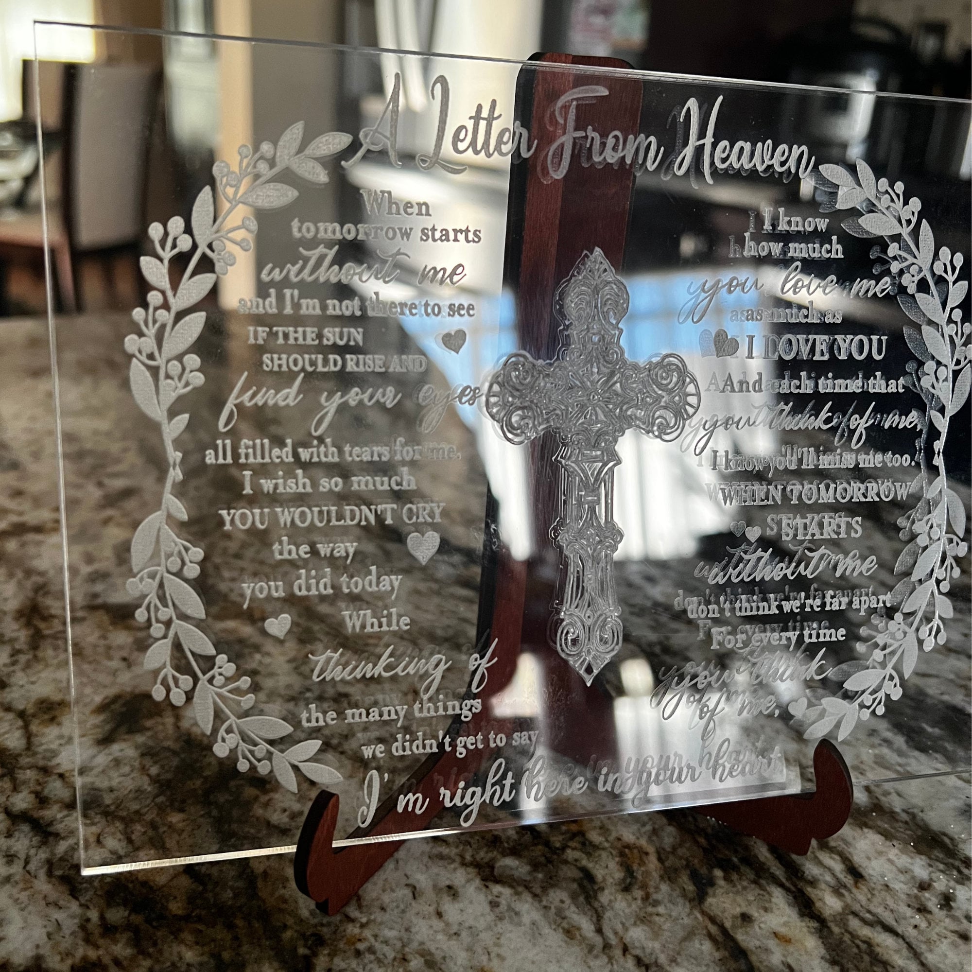 Memorial Plaques Bereavement Poem Remembrance Gift for Loss - Etsy