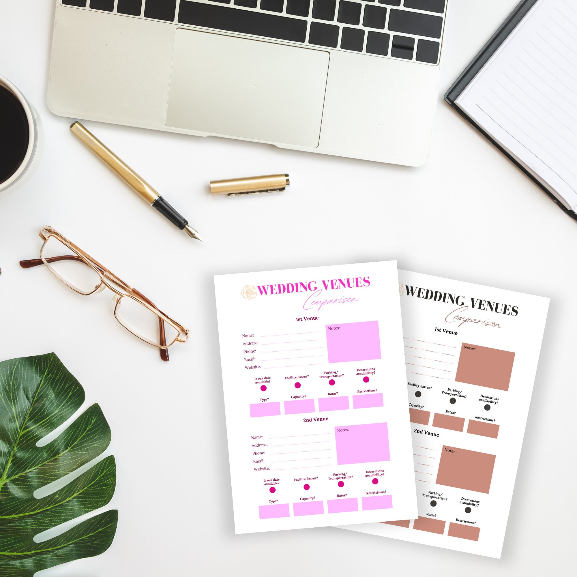 Vibrant Wedding Planner Bundle Wedding Planner Printable Bundle Wedding ...