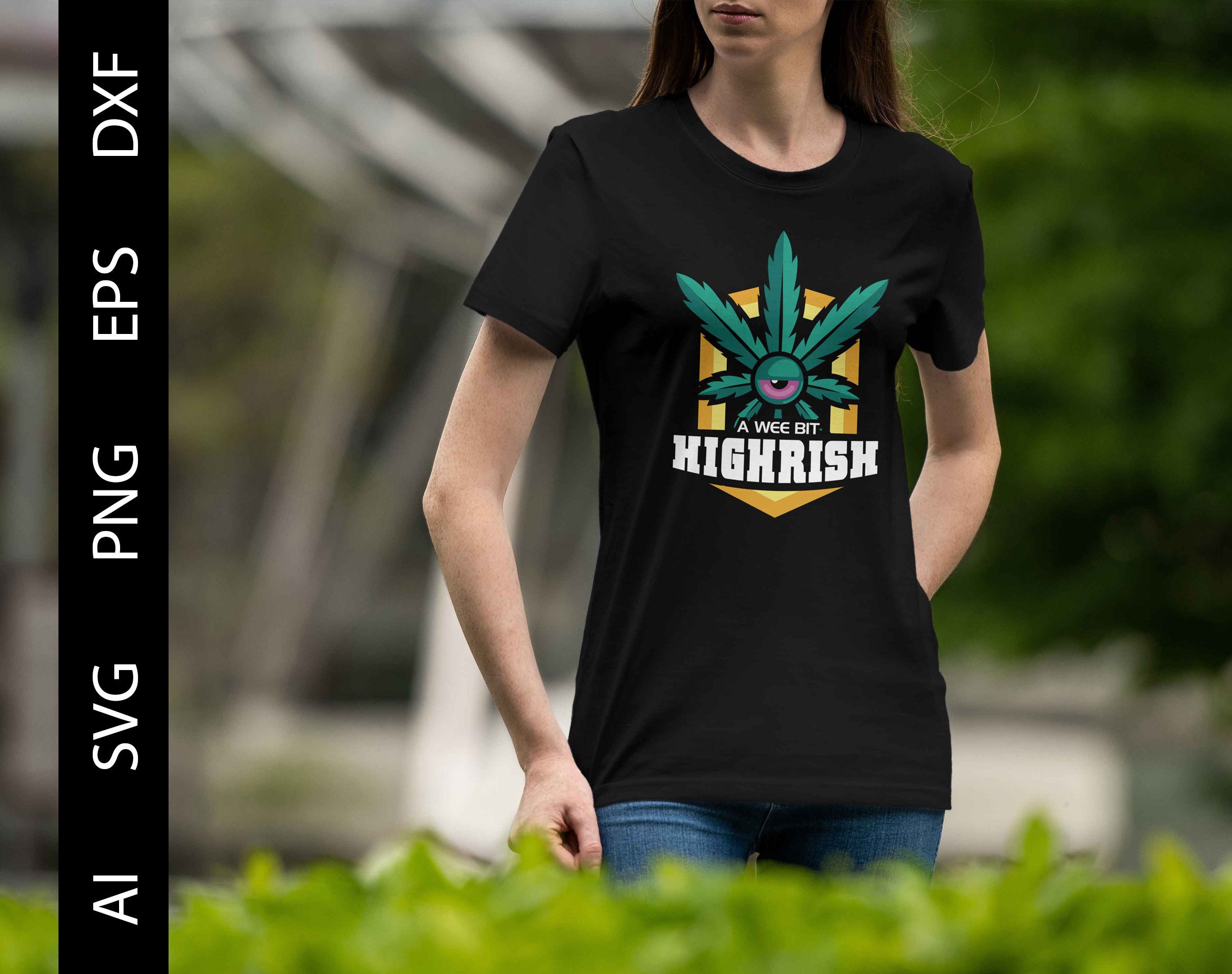 A Wee Bit Highrish Svg Irish Svg Shamrock Lucky Svg St. - Etsy Australia